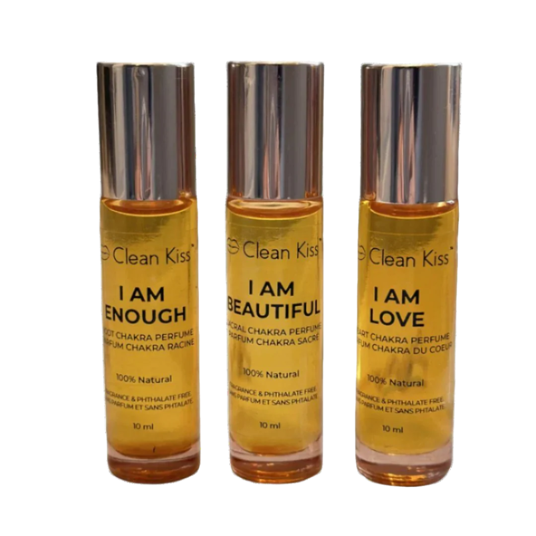 Natural Perfume Trio Set – Clean Kiss
